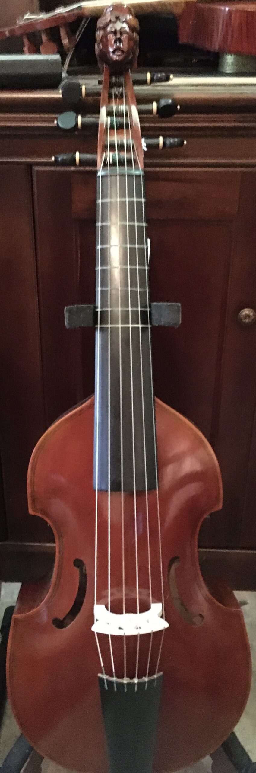 Alto Viola da Gamba with Carved Head – Magnamusic