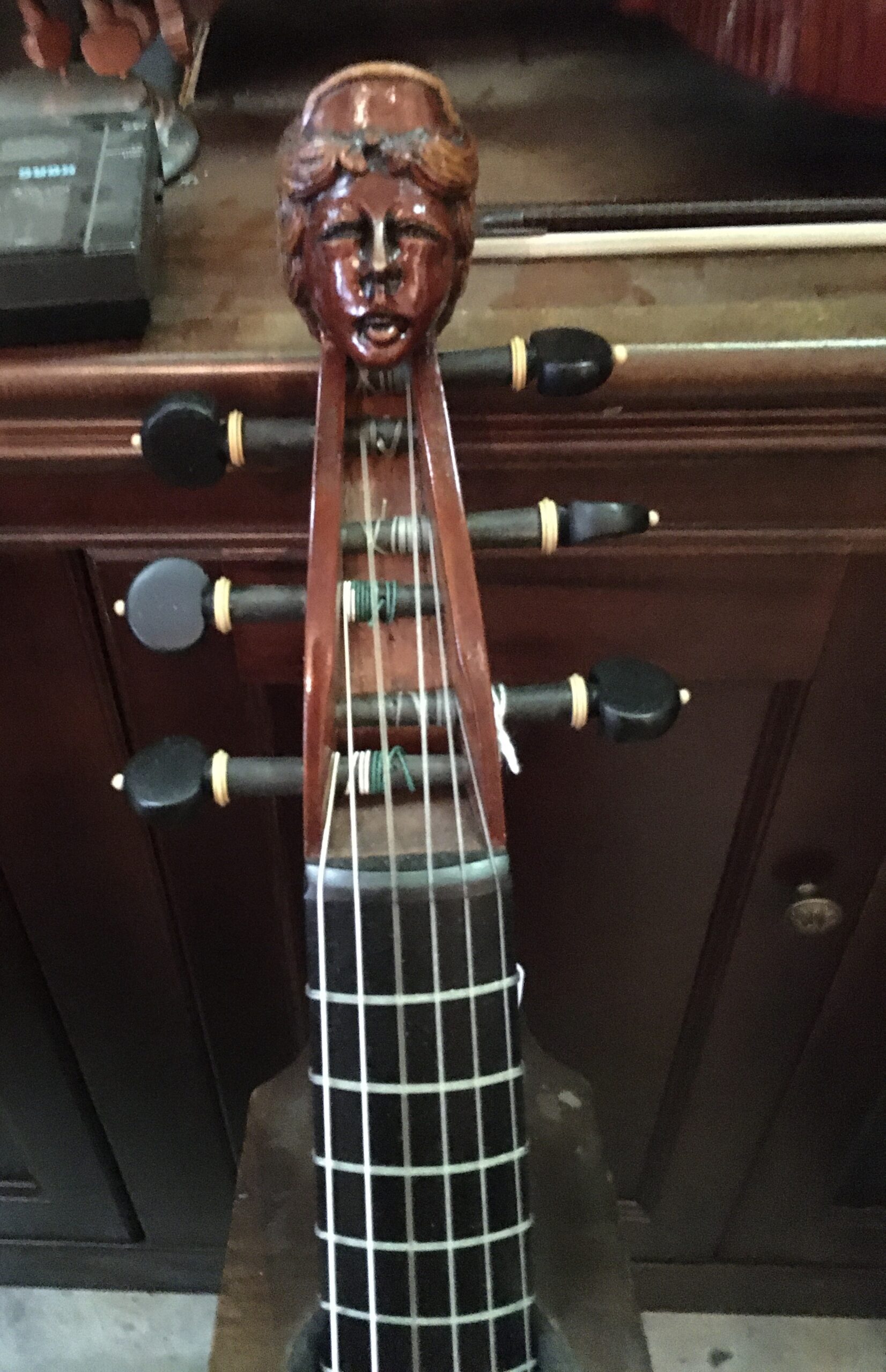Alto Viola da Gamba with Carved Head – Magnamusic